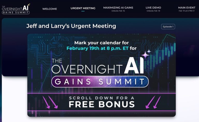 The Overnight AI Gains Summit: Larry Benedict and Jeff Brown