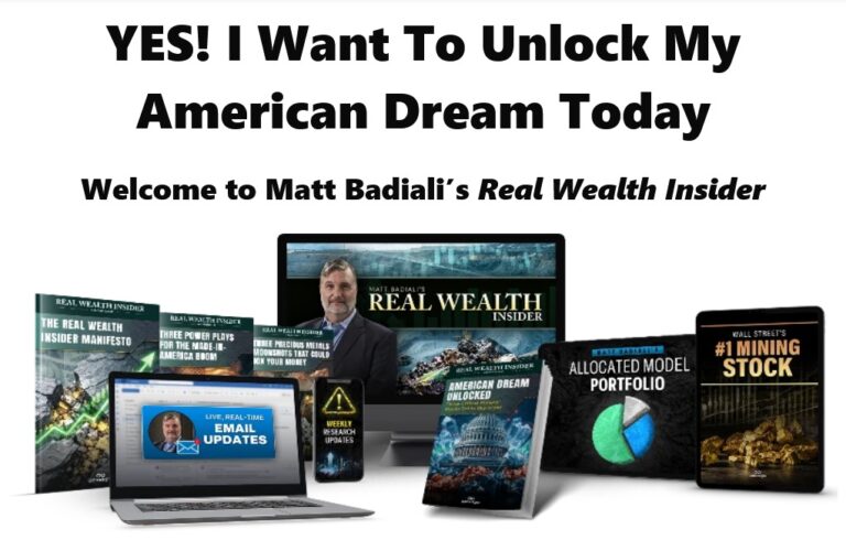 Matt Badiali Real Wealth Insider Review - Is It Legit?
