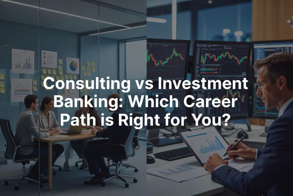 Consulting vs Investment Banking: Career Path To Choose?