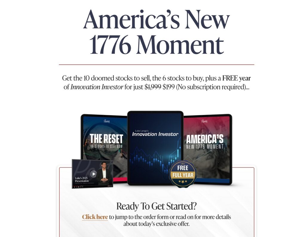 Porter Stansberry & Luke Lango 1776 Moment Stocks Revealed